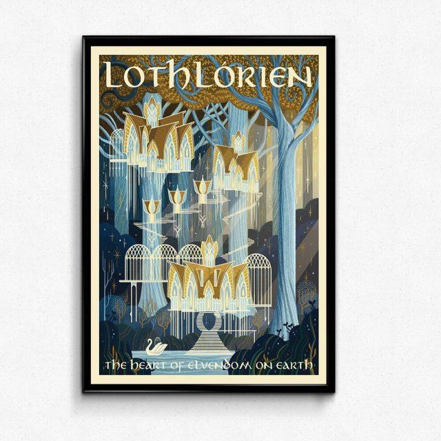 Lord of The Rings Middle Earth Wall Art Posters